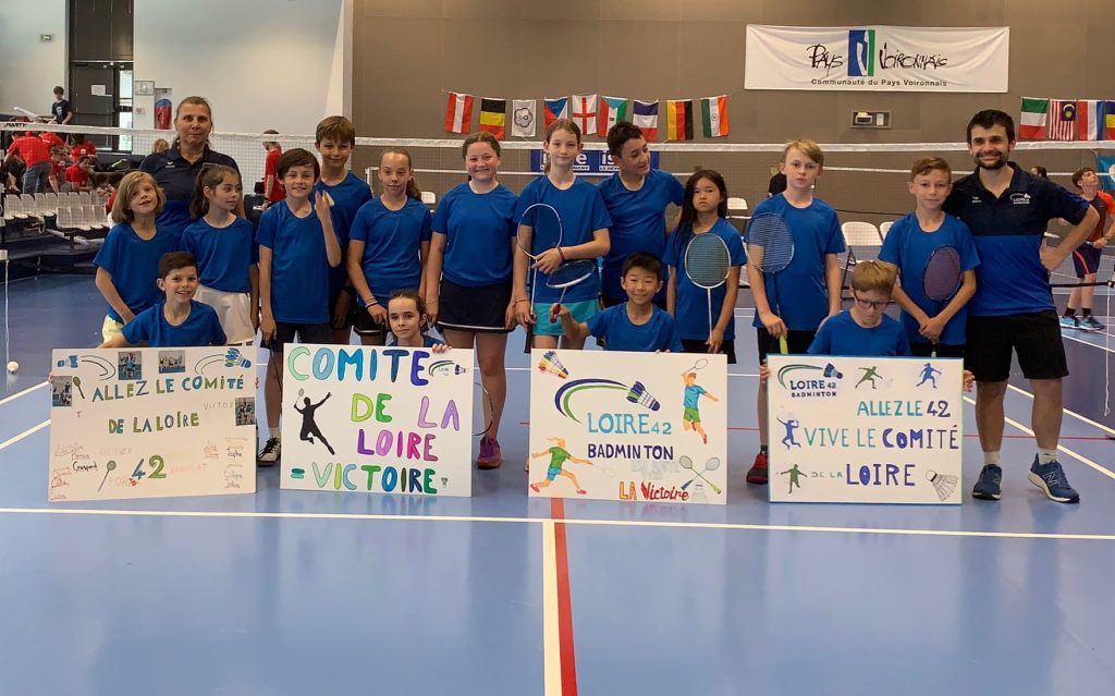 Les jeunes en Intercodep à Voiron – Comité Départemental Loire Badminton