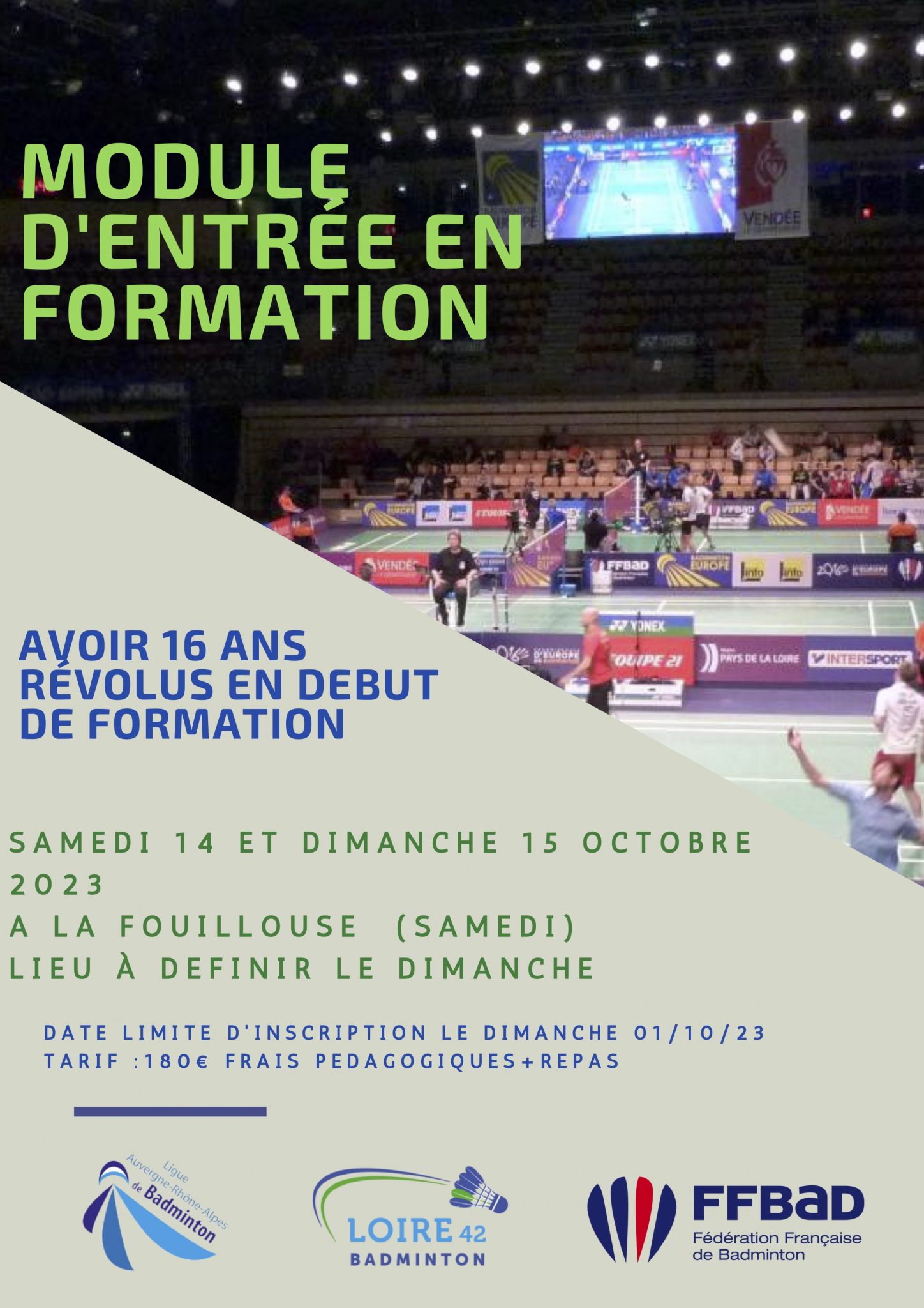 FORMATION MODEF – Comité Départemental Loire Badminton